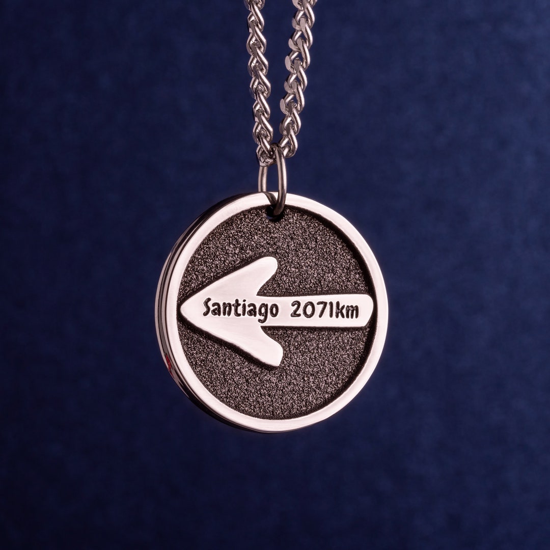 Camino De Santiago Necklace Camino Arrow Pendant Pilgrim Jewelry Camino ...