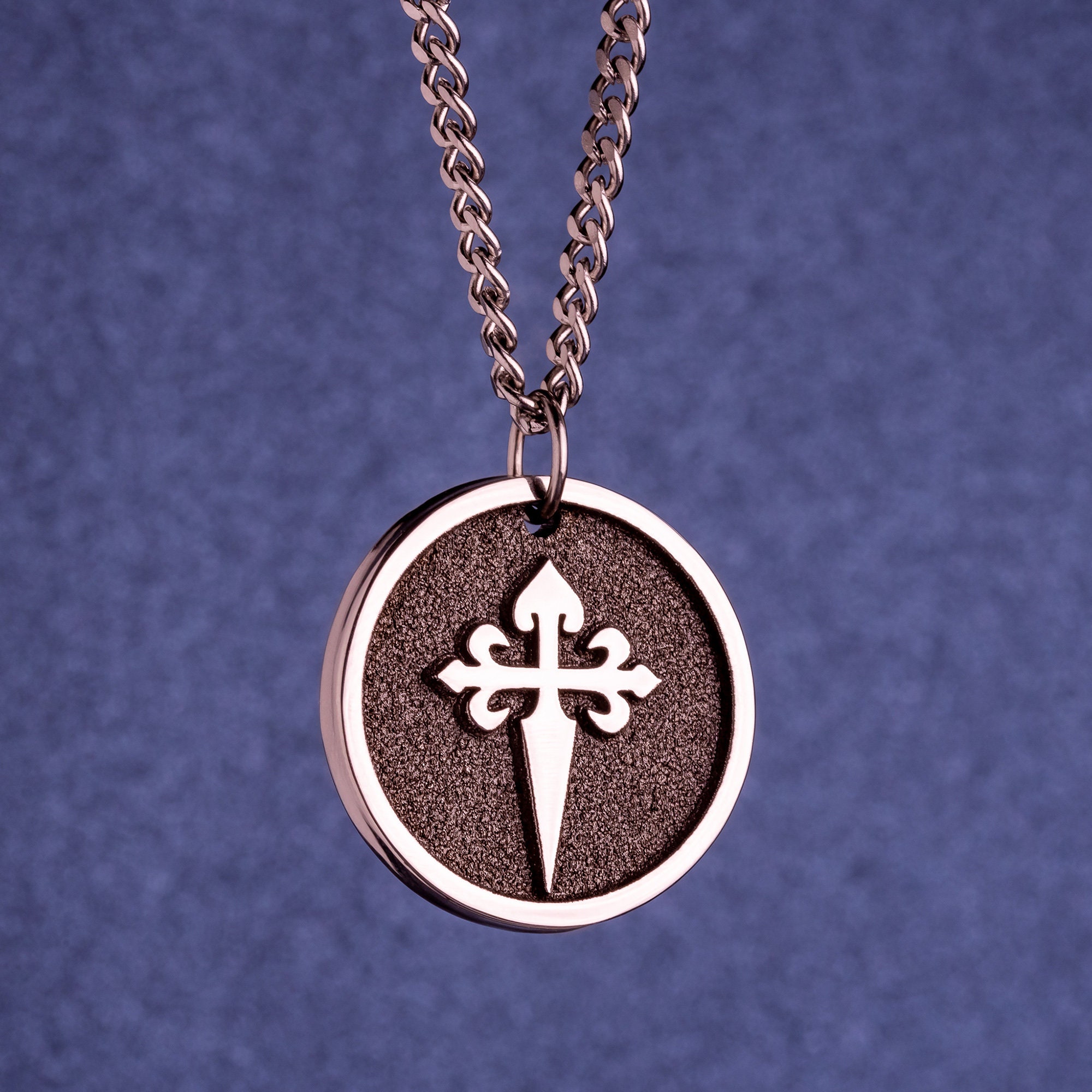 The Cross of St James Necklace Camino De Santiago De Compostela Pendant ...