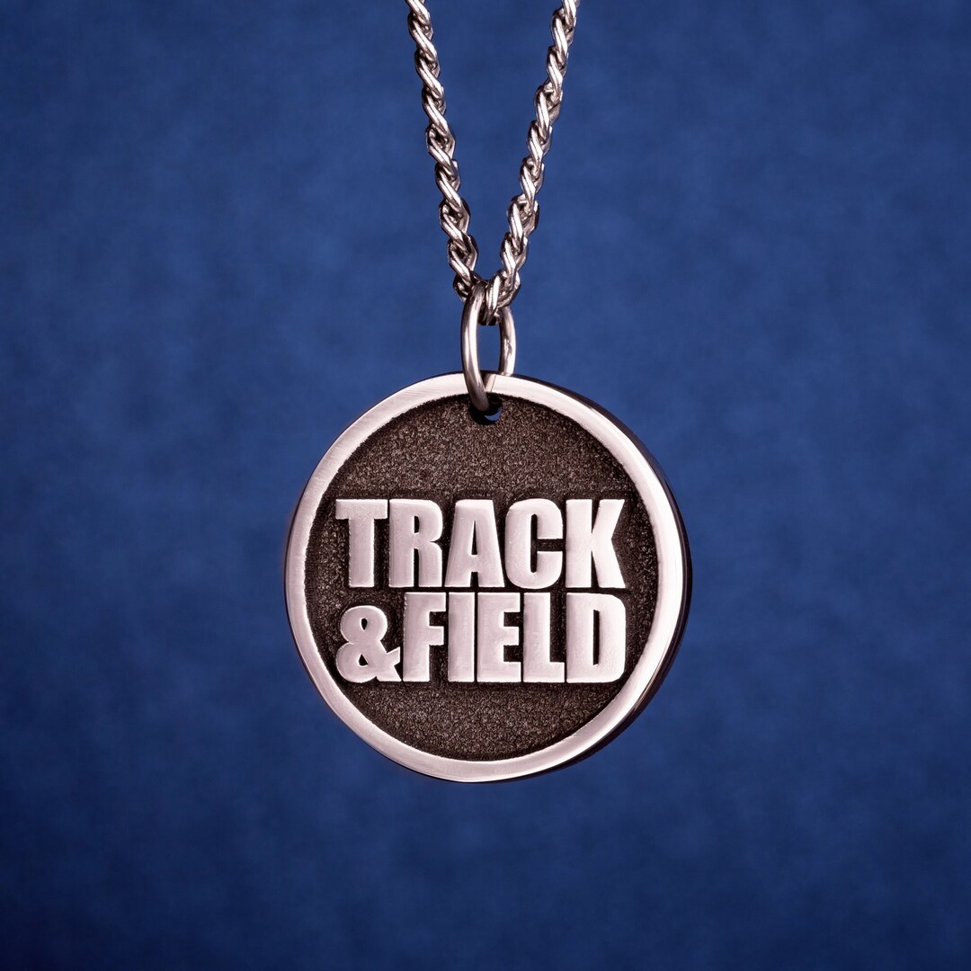 Track and Field Necklace High Jump Pendant Athletics Pendant for ...