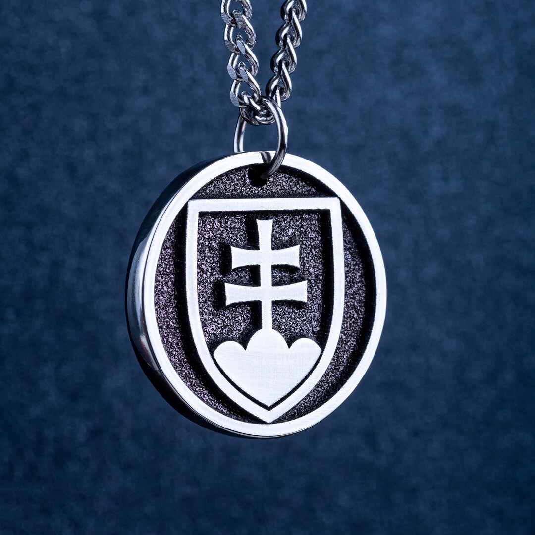 Personalized Pendant With Slovak National Emblem. Štátny Znak ...