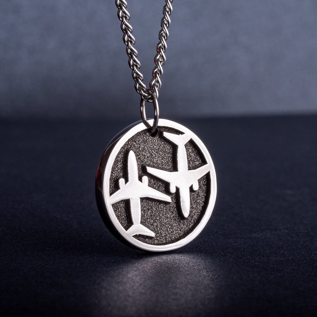 Flight Attendant Pendant Cabin Crew Necklace Aviation Gift for Pilot ...