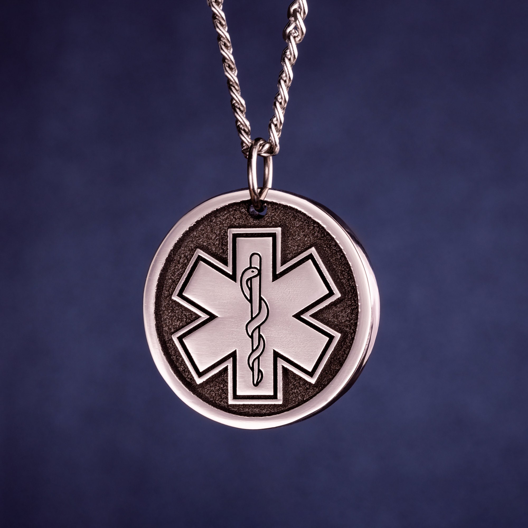 EMT Paramedic Necklace EMS Nurse Pendant Medical Caduceus - Etsy