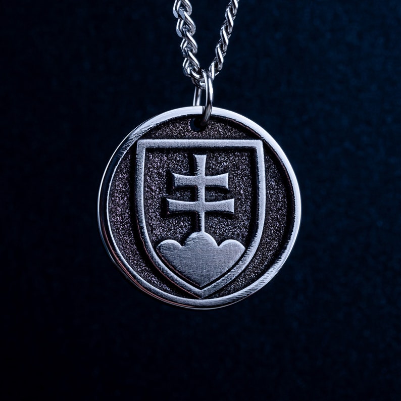 Personalized Pendant With Slovak National Emblem. Štátny Znak - Etsy