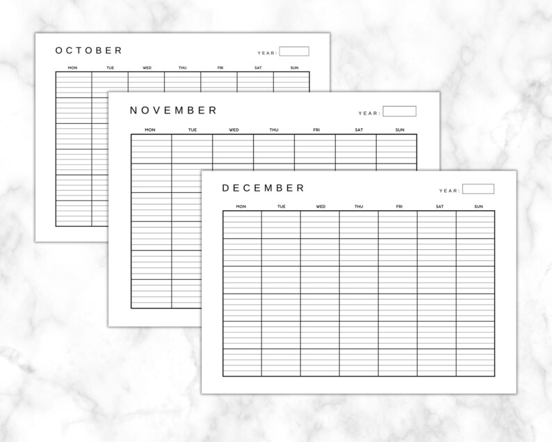 2023 Monthly Calendar Printable Pdf, Printable Calendar January to ...