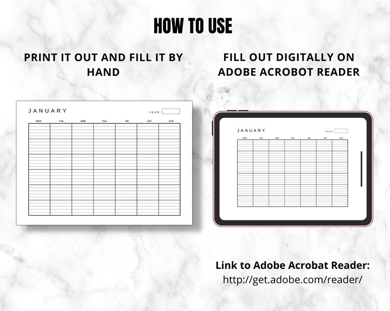 2023 Monthly Calendar Printable Pdf, Printable Calendar January to ...