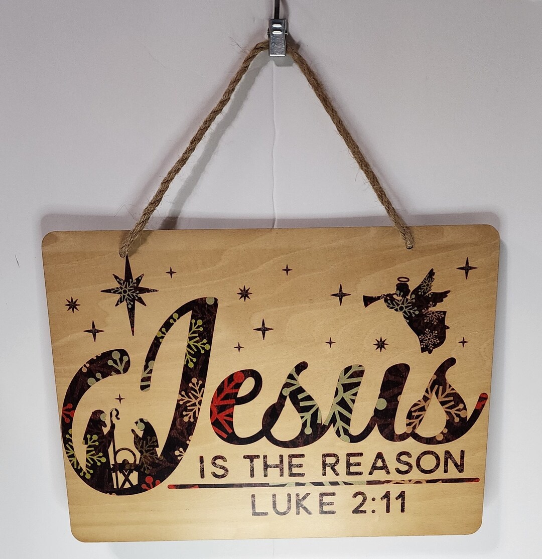 Jesus is the Reason Sign - Etsy