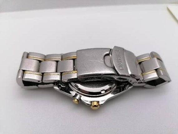 Seiko Kinetic 5M43-OC80 50M Men's Watch with Stainles… - Gem