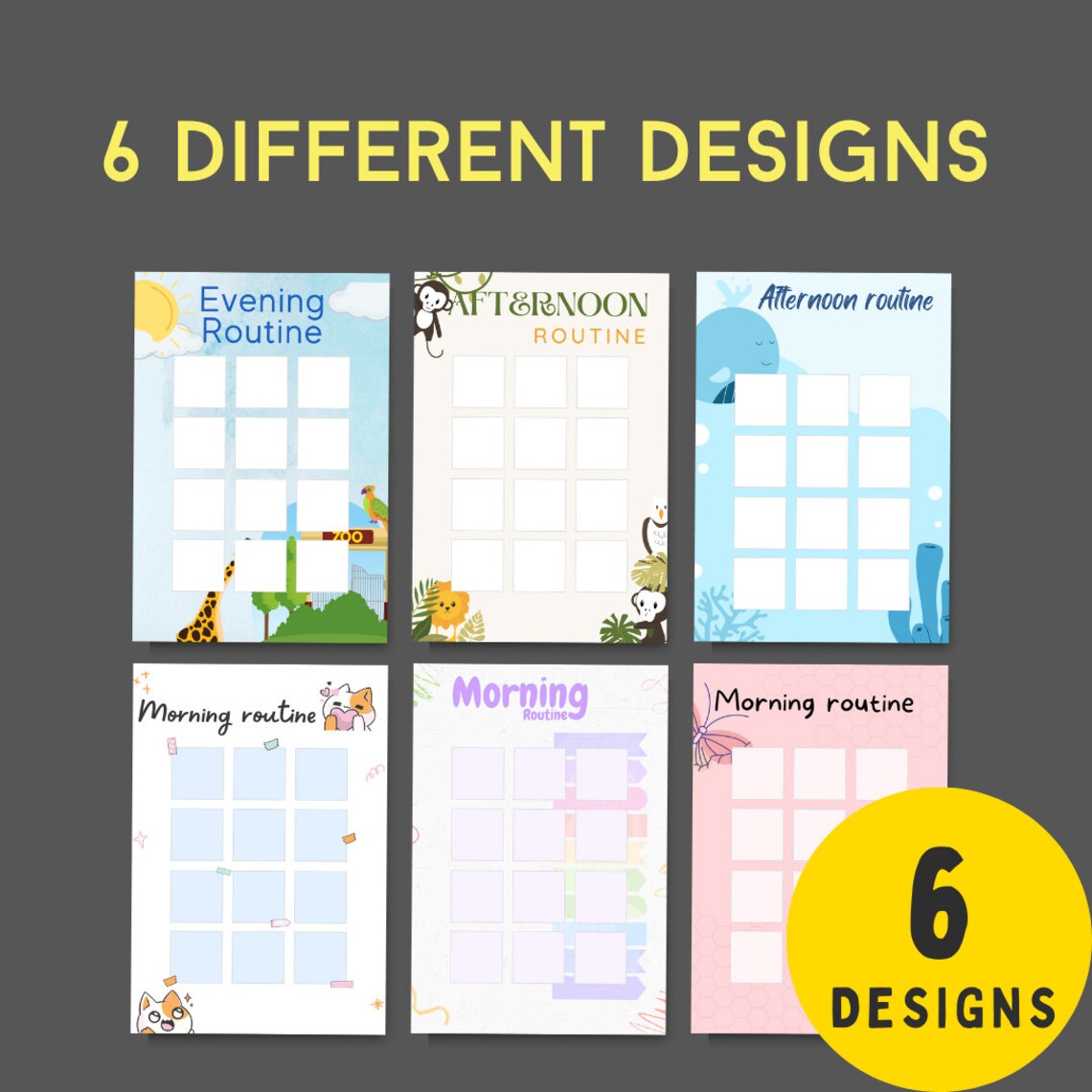 Girl Visual Schedule Chore Chart Kids With 220 Routine Cards - Etsy