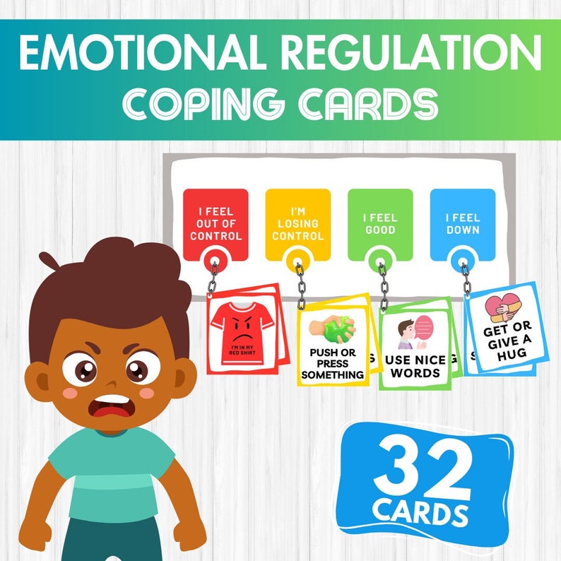 Emotional Regulation Coping Cards for Self Checkin Anger - Etsy