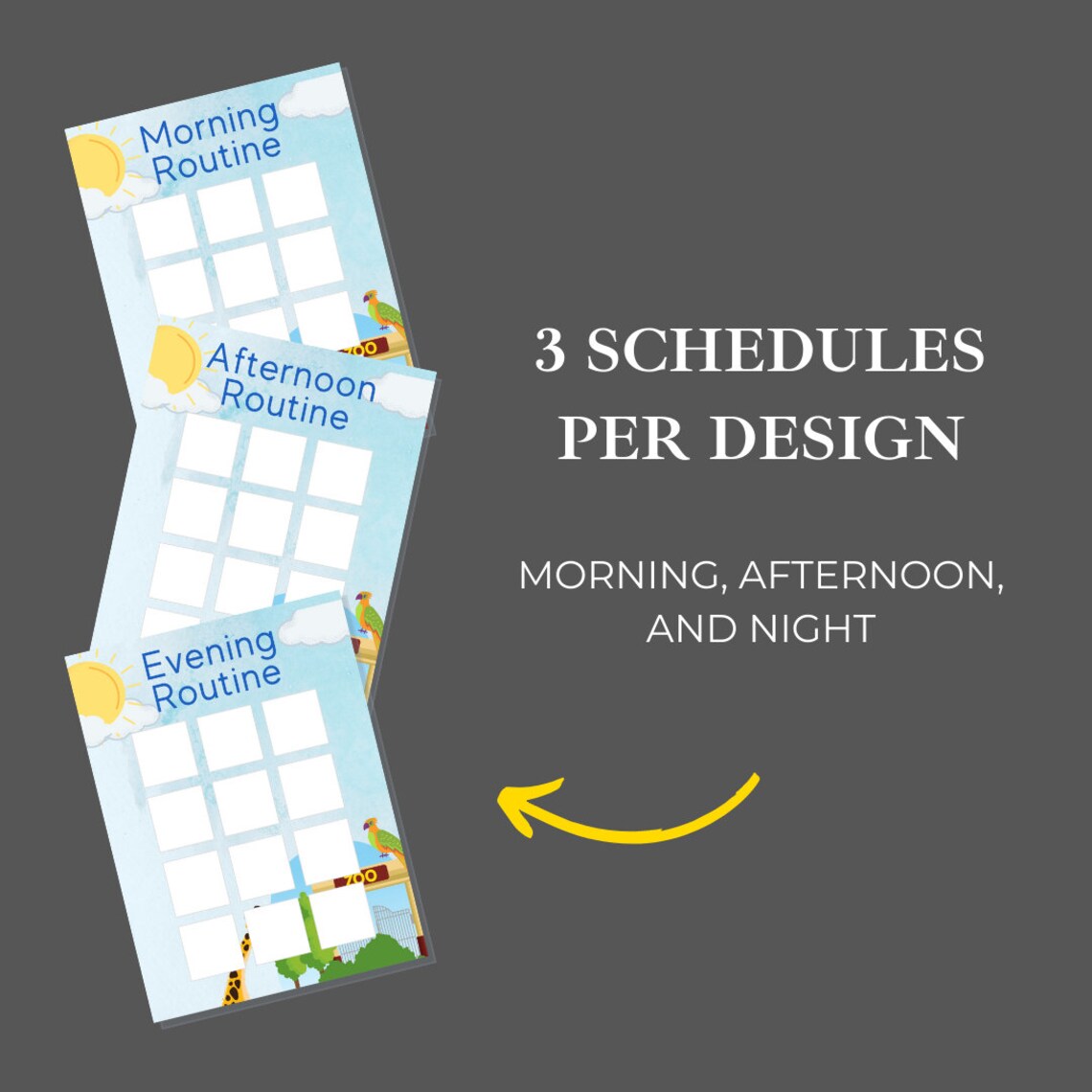 Girl Visual Schedule Chore Chart Kids With 220 Routine Cards - Etsy