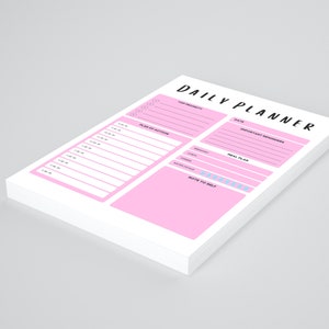Printable Daily Planner With Water Intake Tracker, Printable PDF ...