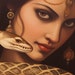Lilith With Snake Wall Art, Vintage Oil Painting, Dark Art, Occult ...