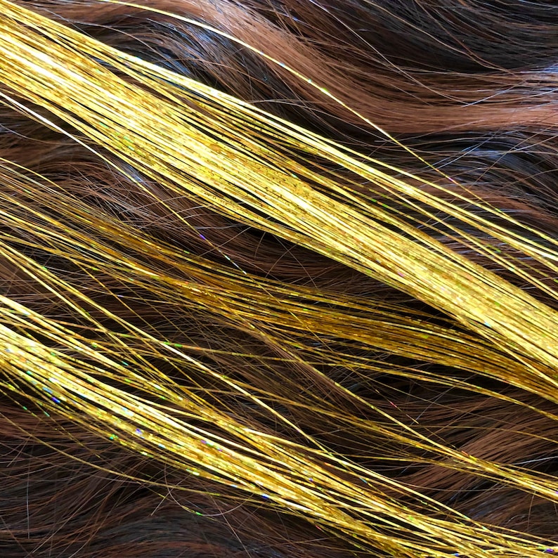 200 Strands of 40" Length Gold Fairy Hair - Etsy