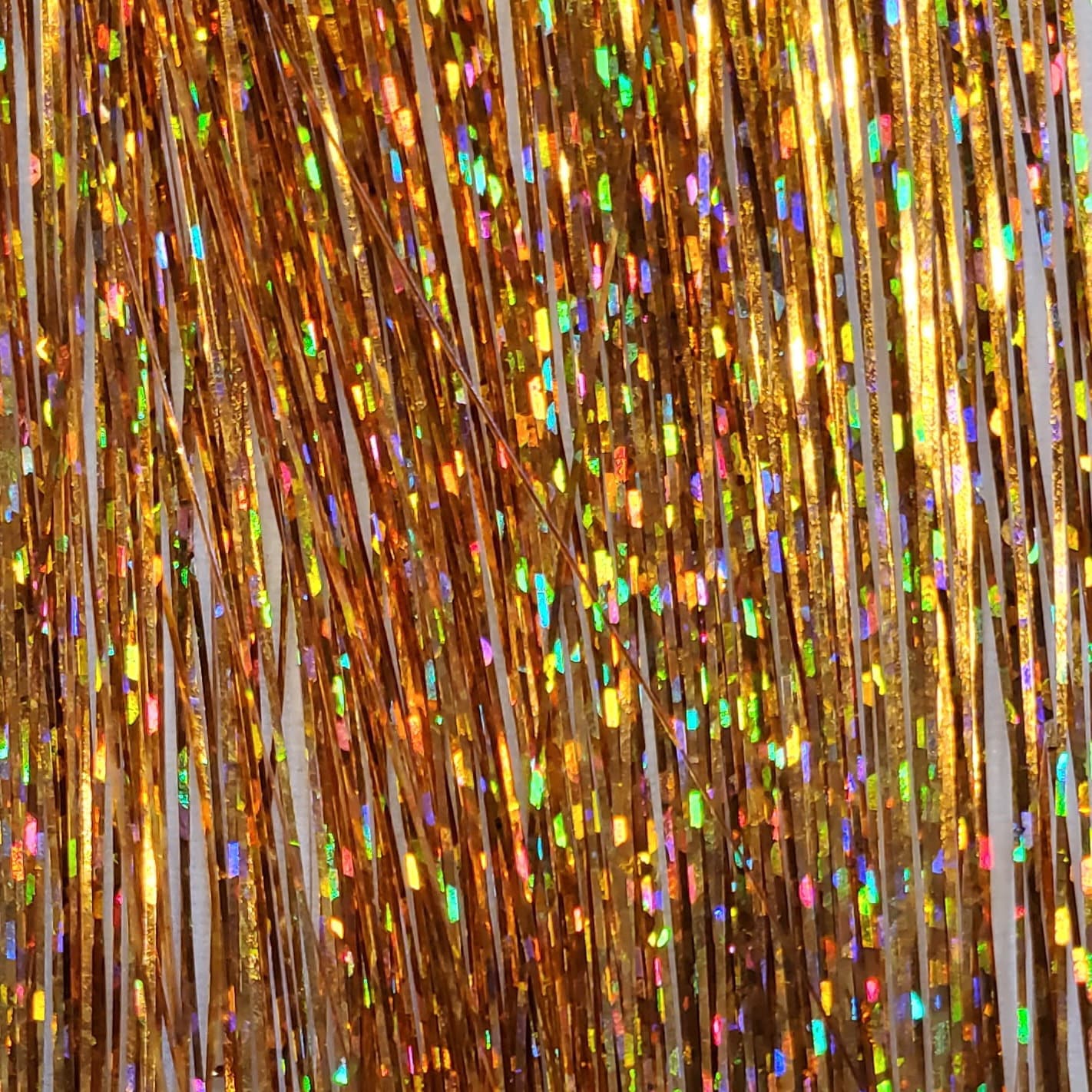 Fairy Hair - 100 Strands of 40" Sparkly Holographic Hand Cut Hair ...