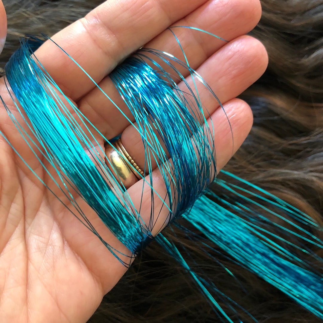 Fairy Hair 100 Strands of 40 Sparkly Shiny Hand Cut Hair Tinsel. - Etsy