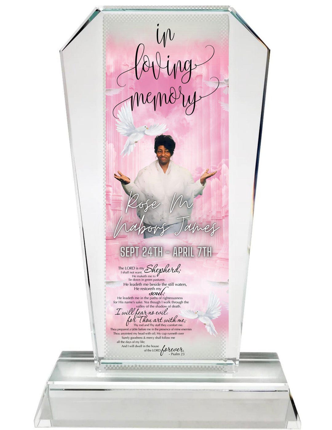 Memorial Plaque Memorial Plaque Sublimation Plaque Photo Plaque Rock ...