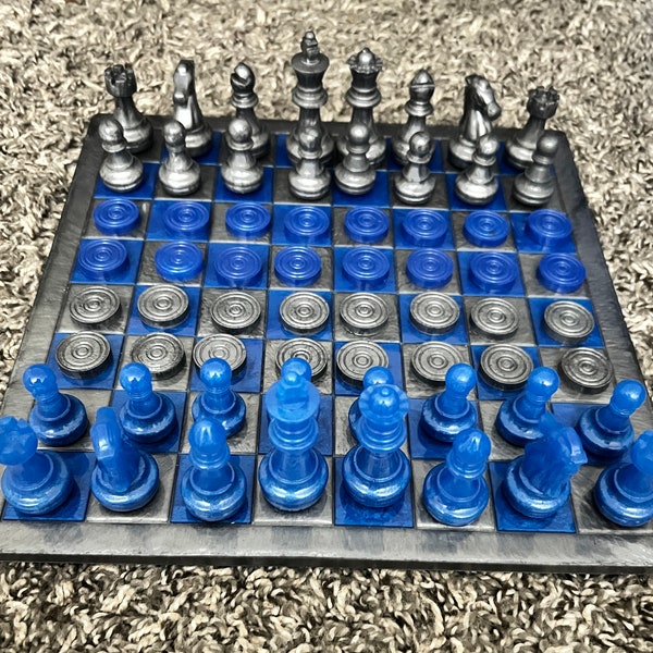 Resin Chess Set - Etsy