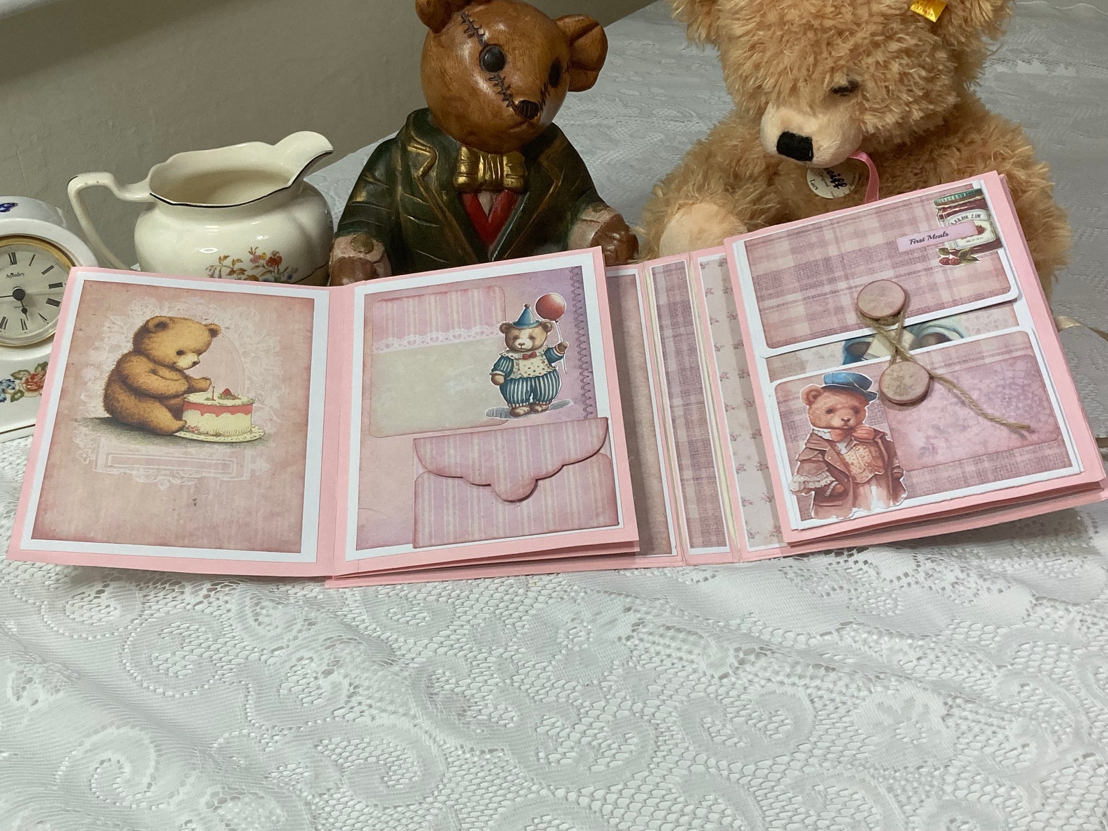 Babys First Year Album, Baby Journal Baby Album, Baby First Year Album ...