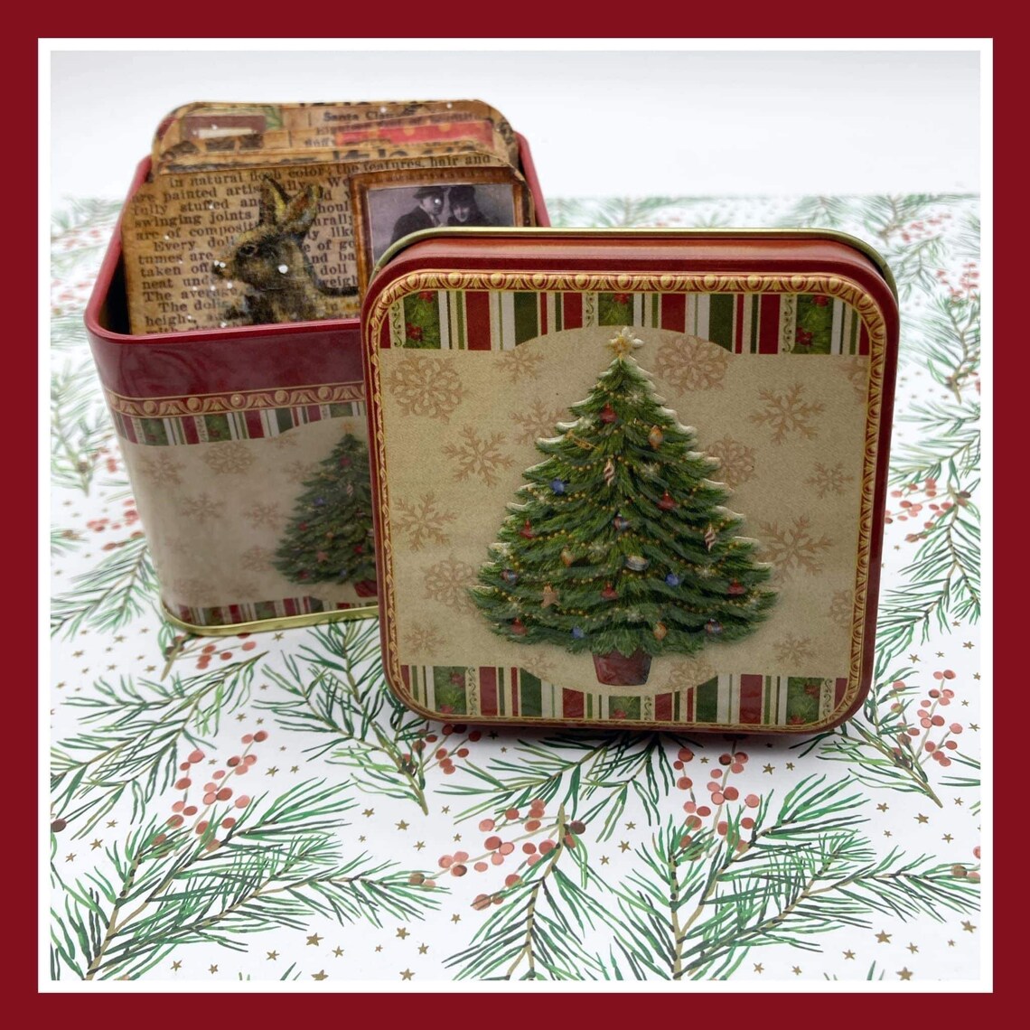 Handmade Journal, Junk Journal, Christmas, Christmas Gift, Advent ...
