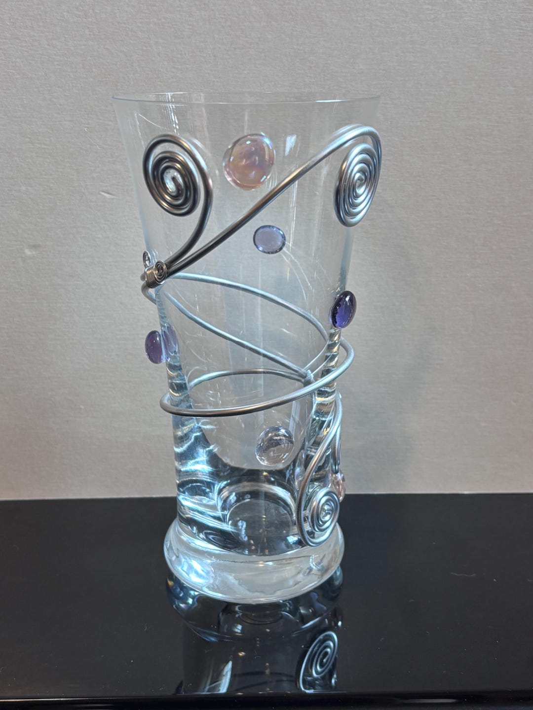 Dary Rees Original Jeweled Artisan Flower Vase - Etsy