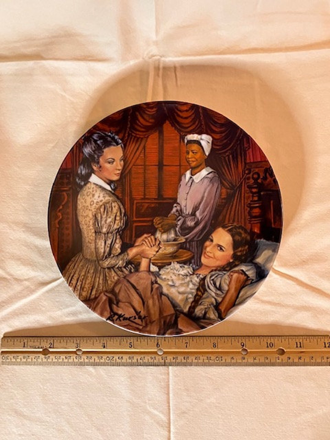KNOWLES Gone With the Wind "melanie Gives Birth" Limited Edition Plate ...