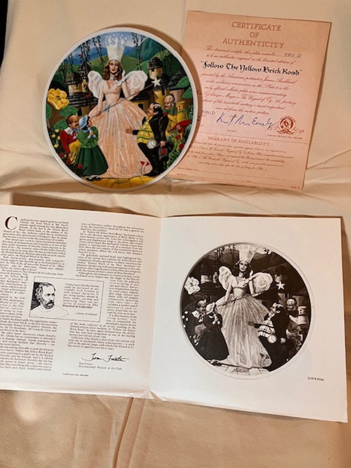 Knowles "follow the Yellow Brick Road" Limited Edition Plate, 1979 - Etsy