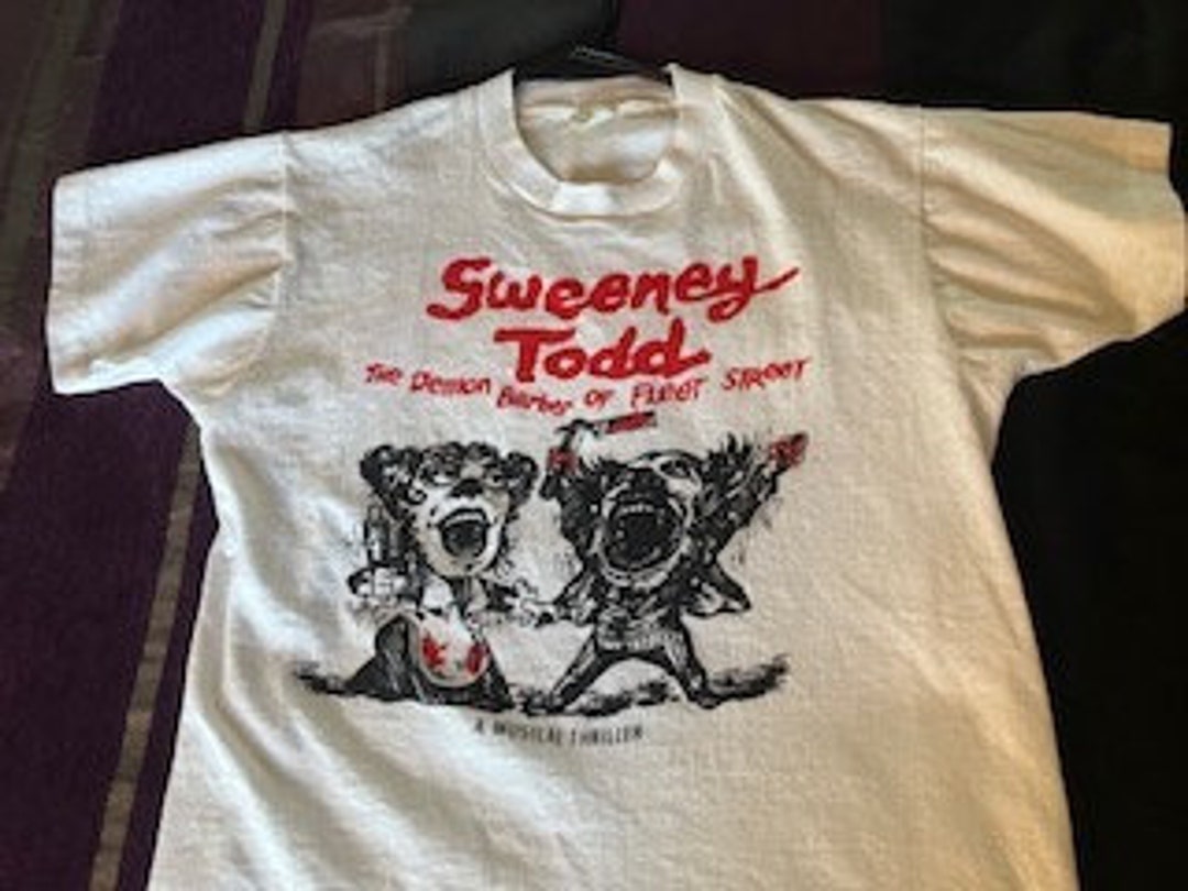 Rare SWEENEY TODD Souvenir T-shirt From Original Broadway - Etsy