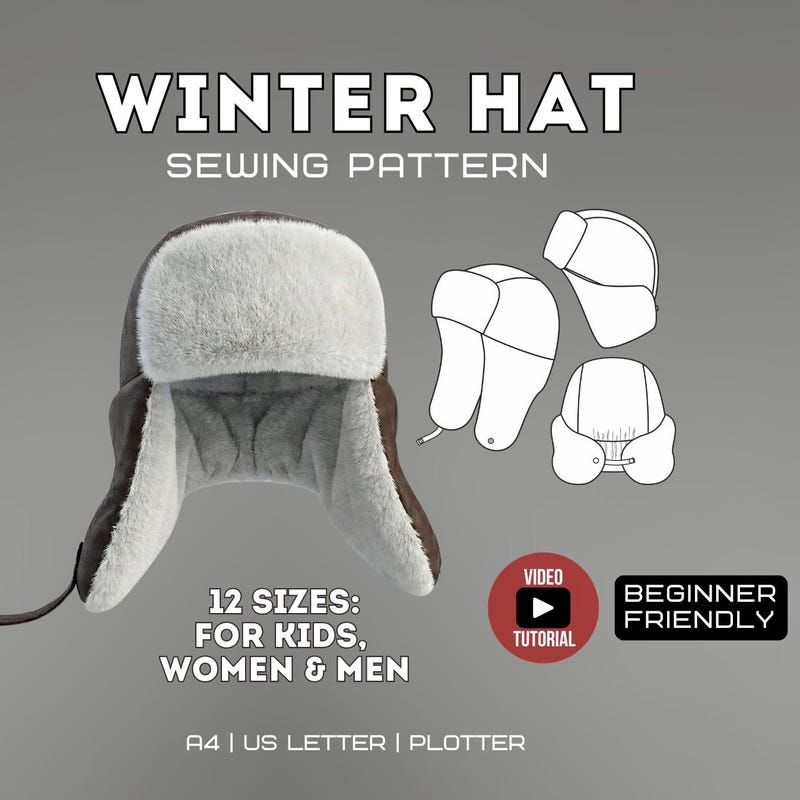 Womens Trapper Hat - Etsy