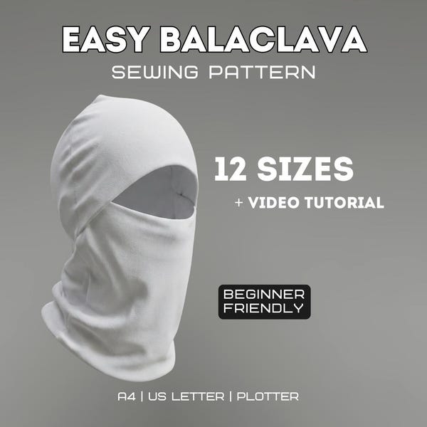 Balaclava Pattern - Etsy