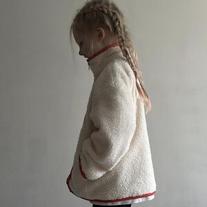 Fleece Jacket for Kids PDF Sewing Pattern | Fully Lined | Oversized Fit ...