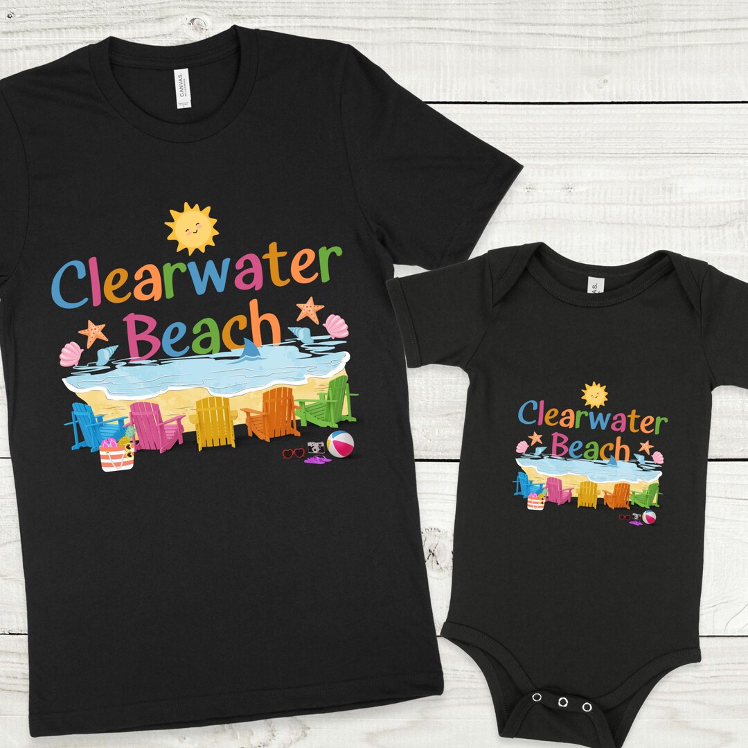 Clearwater Beach Shirt Beach Apparel Family Vacation Shirt Clearwater ...