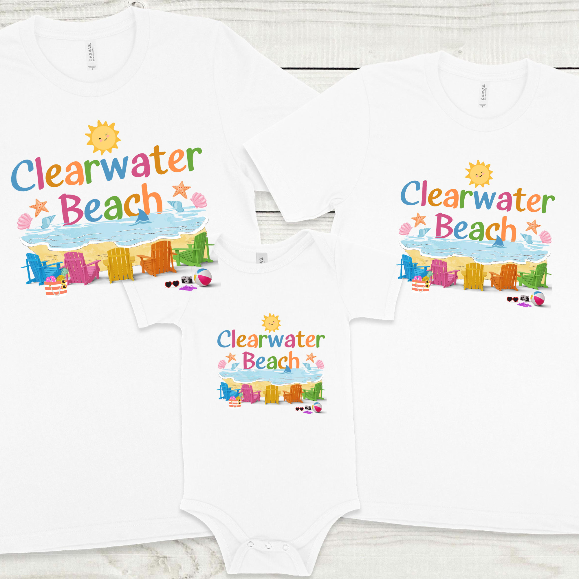 Clearwater Beach Shirt Beach Apparel Family Vacation Shirt Clearwater ...