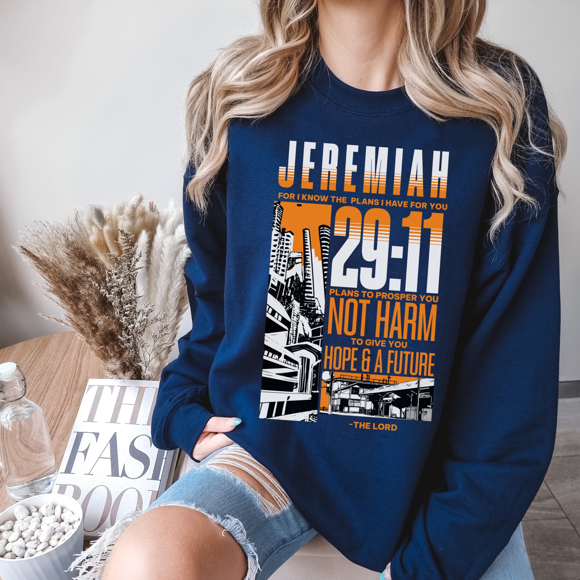 Jeremiah 29:11 Sweatshirt Bible Verse Shirt Religious Apparel Faith ...