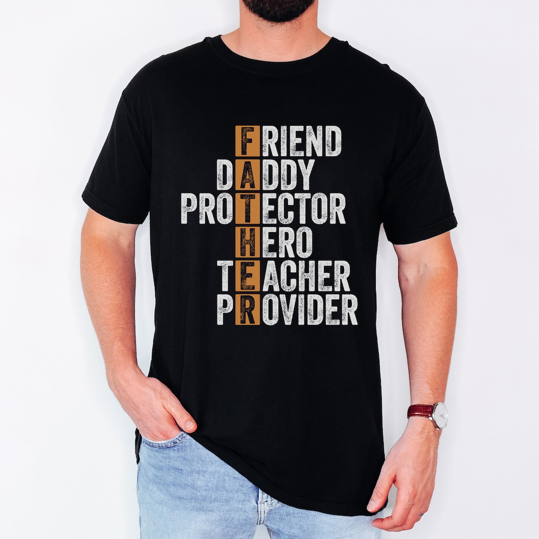 Father T-shirt for Dad Tee Father's Day Shirt Gift for Dad T-shirt ...