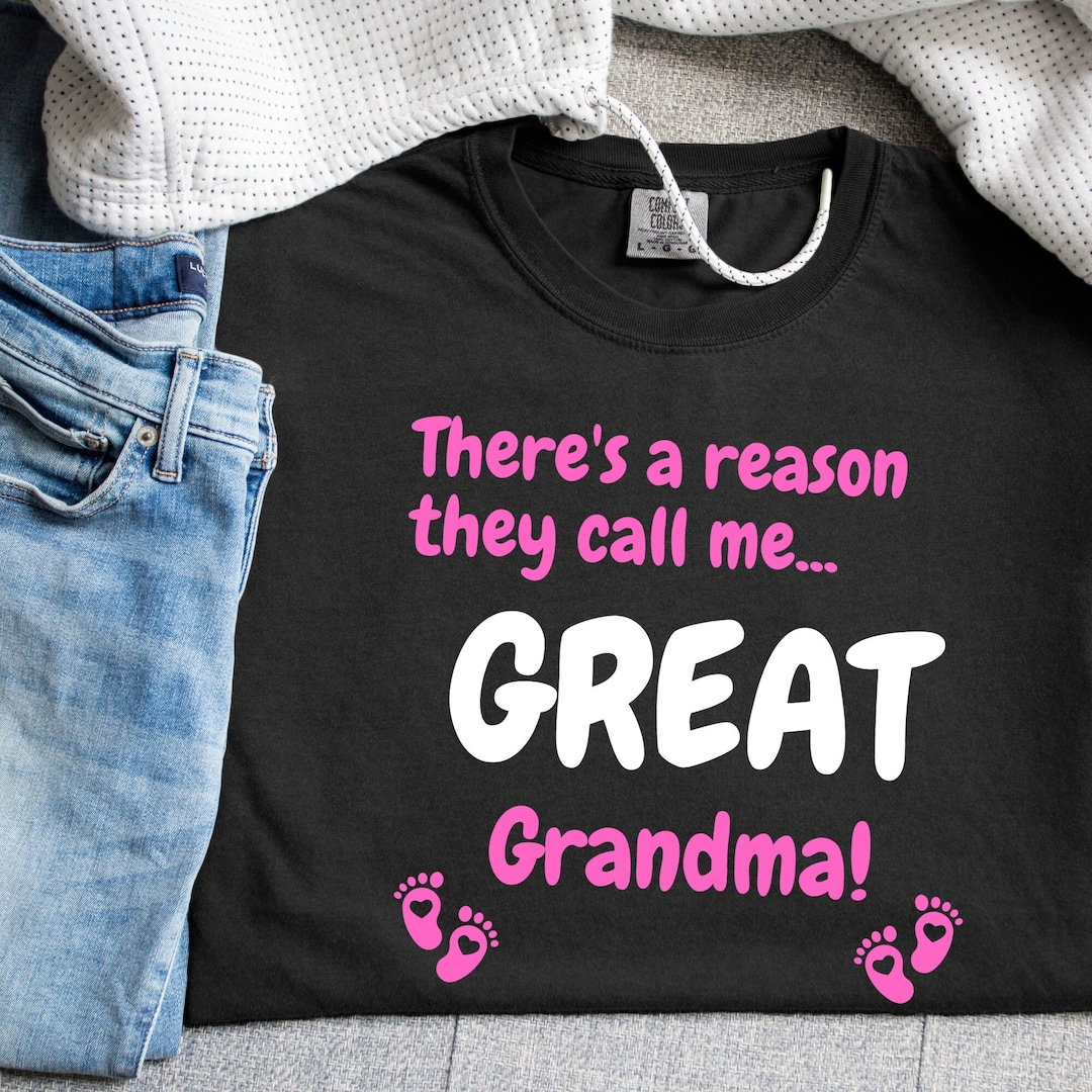 Great Grandma T-shirt Great Grandma Shirt Gift for Great Grandma Baby ...