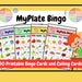 Myplate Bingo- Printable Bingo and Calling Cards - Etsy