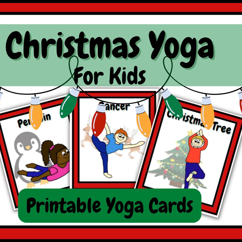 Yoga Cards for Kids - Etsy