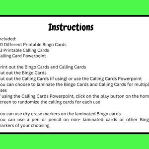 Fast Food Bingo- Printable and Powerpoint - Etsy