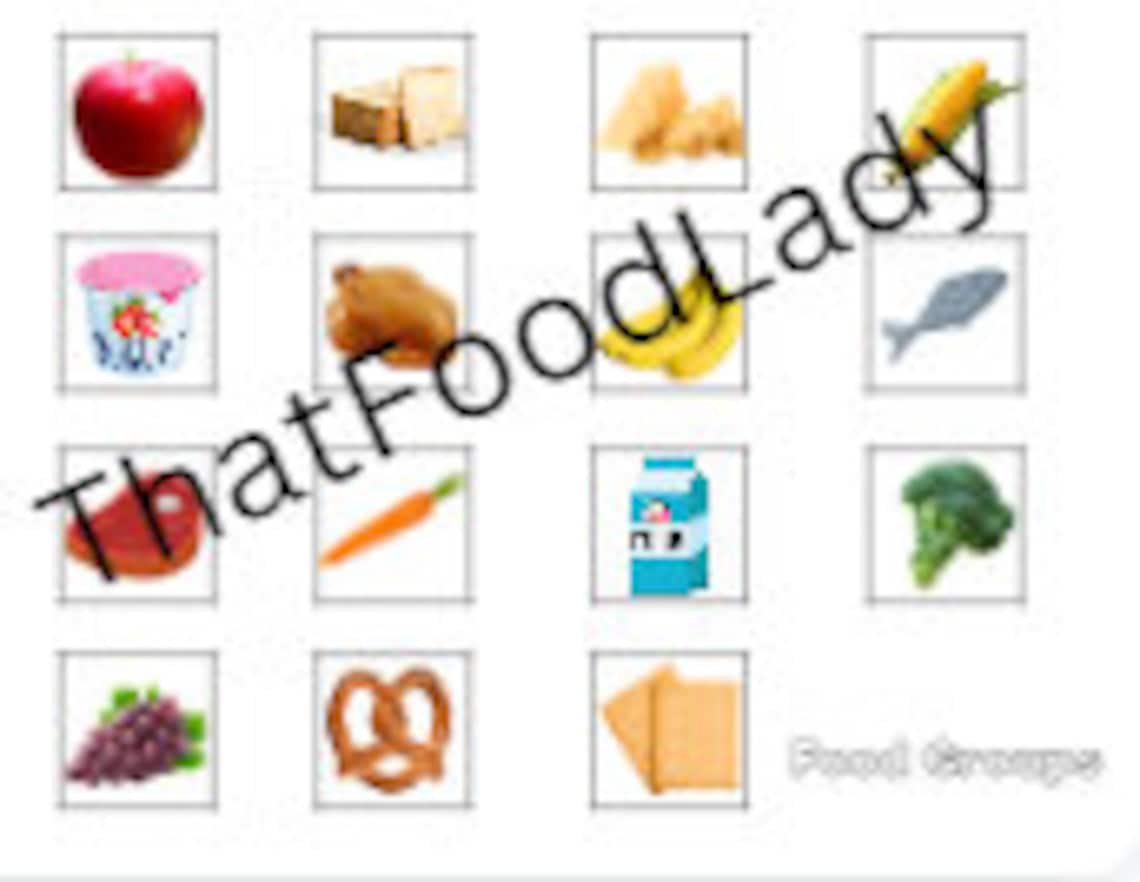 Food Group Sorting Activity - Etsy