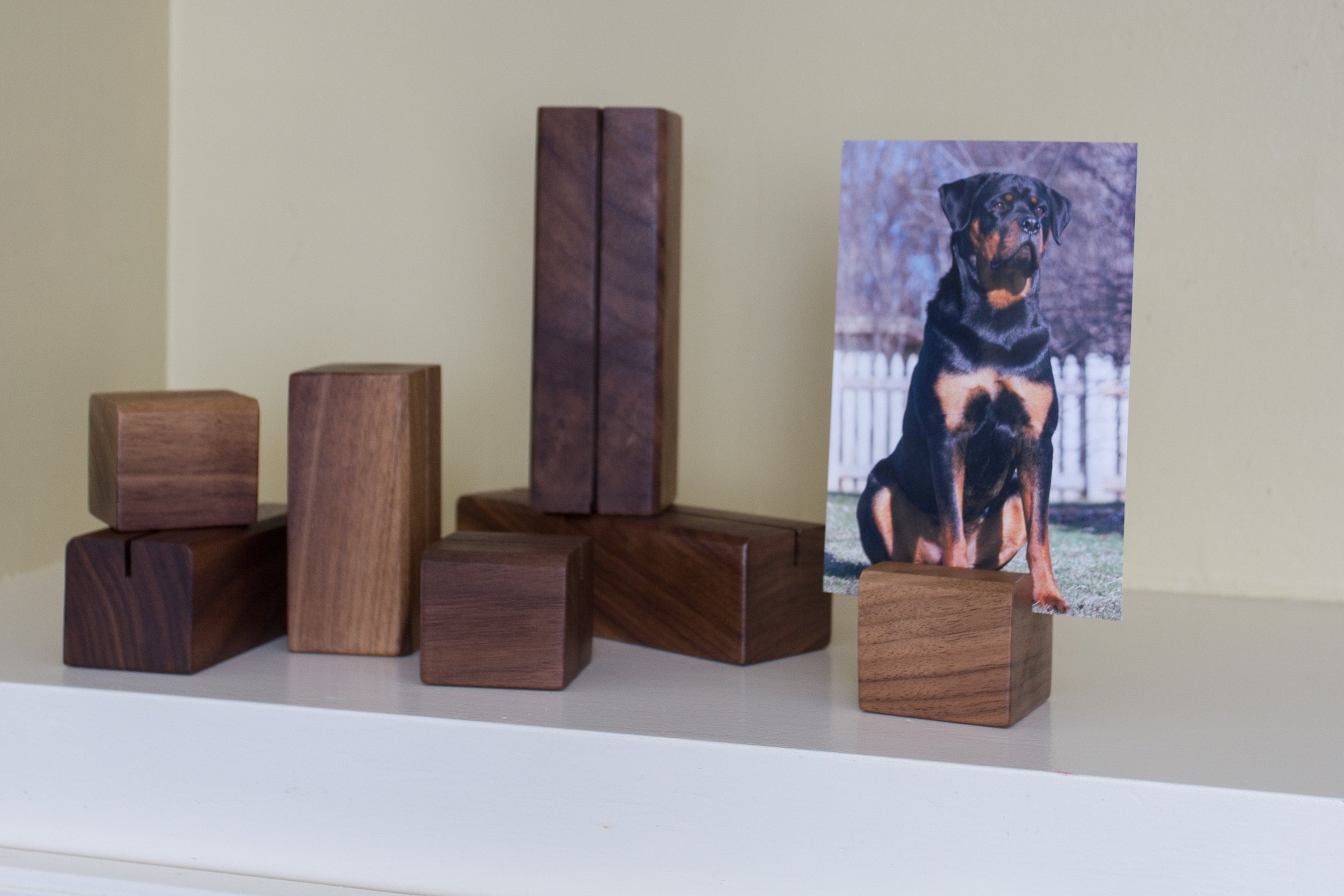 Walnut Photo Holder, Display Stand - Etsy
