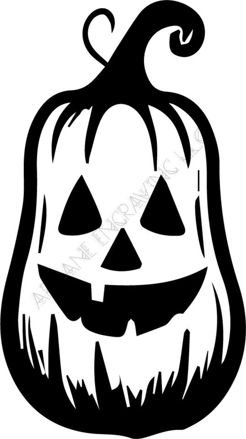 Halloween Jack-o-lanterns SVG Bundle, Spooky Pumpkin Clipart, Creepy ...