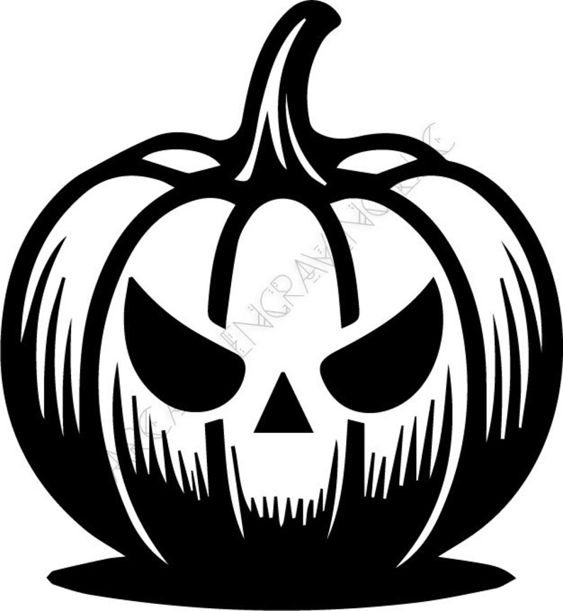 Halloween Jack-o'-lanterns SVG Bundle: Spooky Pumpkin Clipart (digital ...