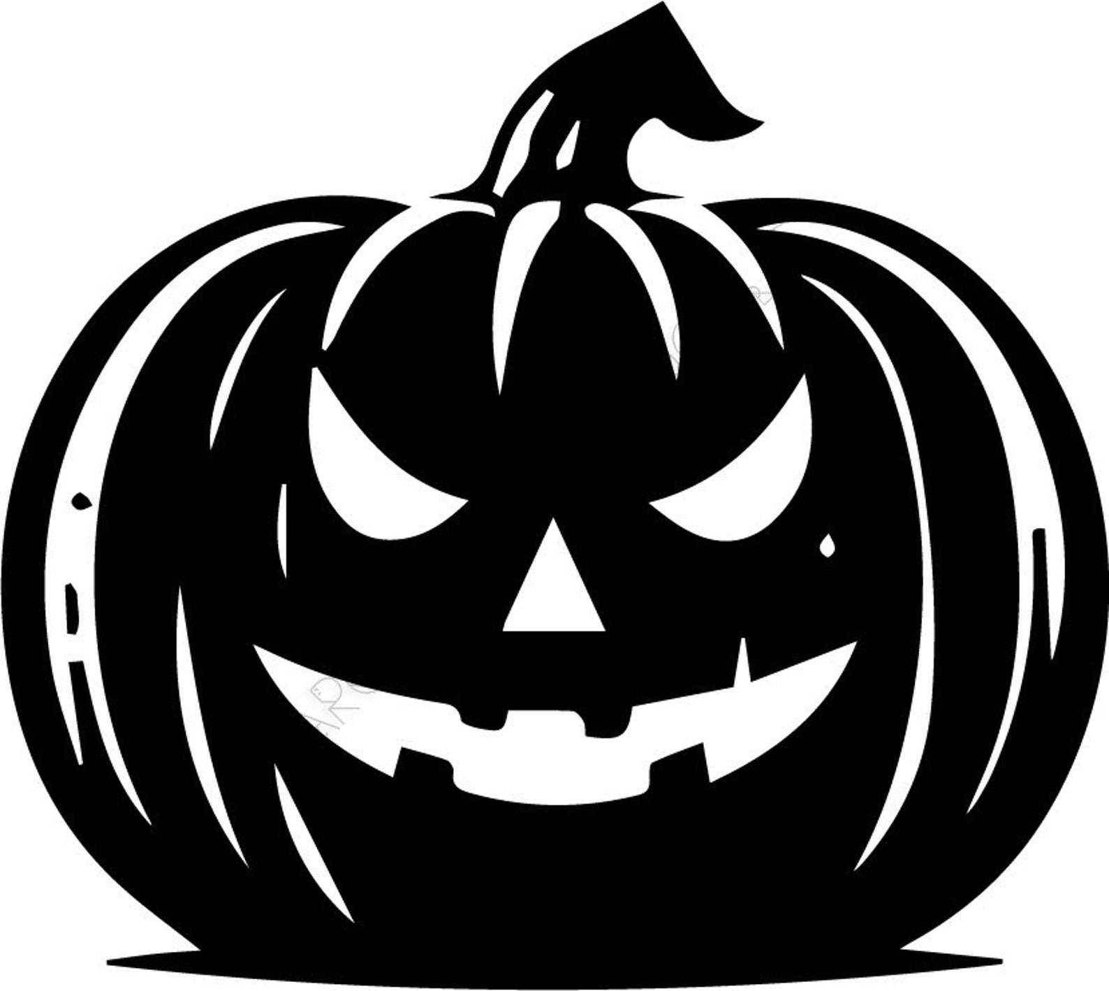Halloween Jack-o'-lanterns SVG Bundle: Spooky Pumpkin Clipart (digital ...