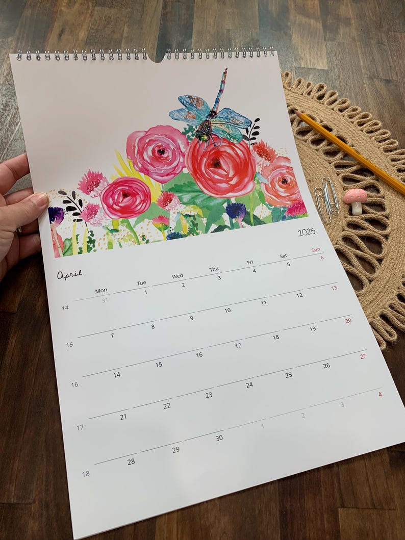 Art Calendar Digital Download / Beautiful Watercolor Art Calendar ...