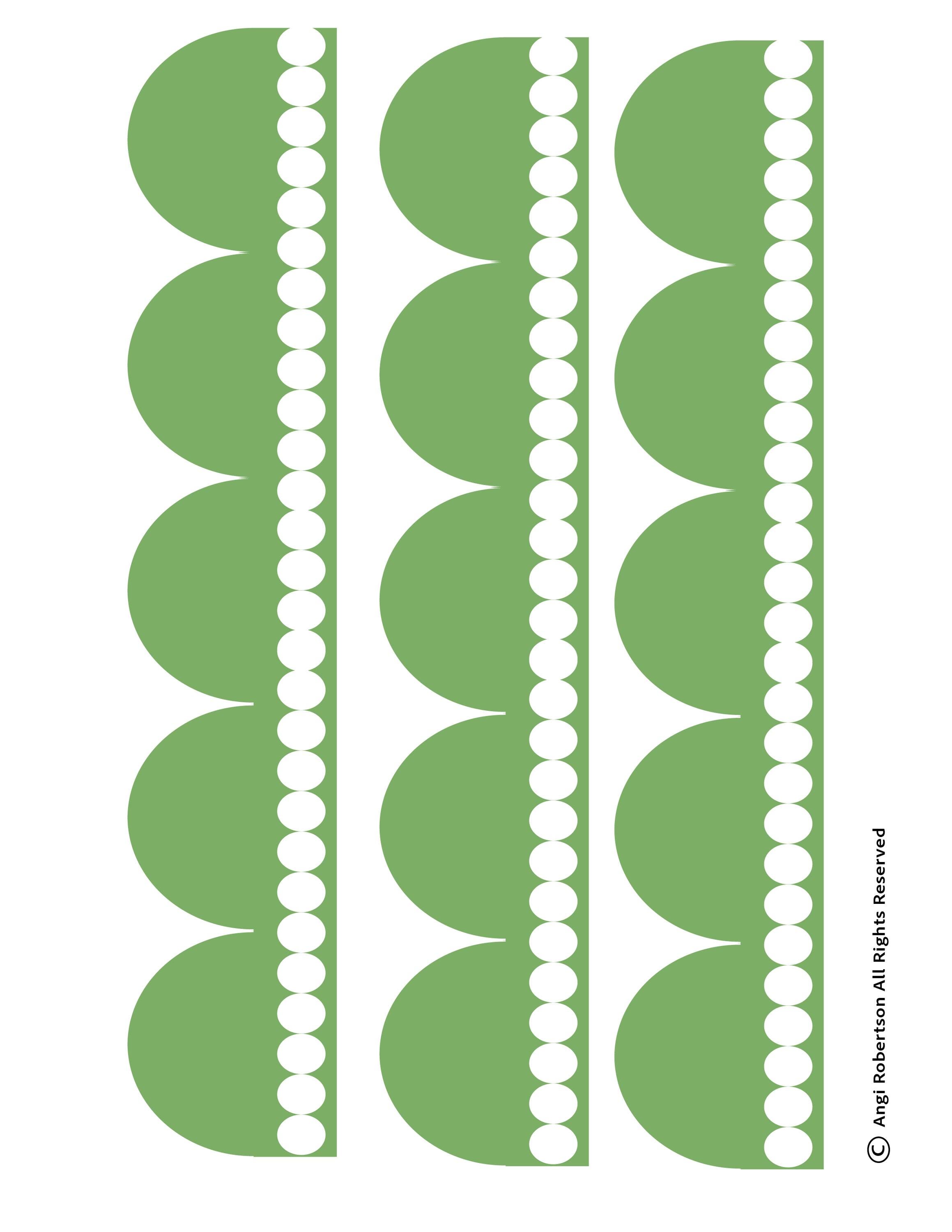 Christmas Bulletin Board Borders // Set of 10 // Print and Cut // Re ...