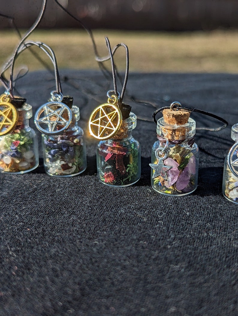 Protection Spell Bottle Car Mirror Charm - Etsy