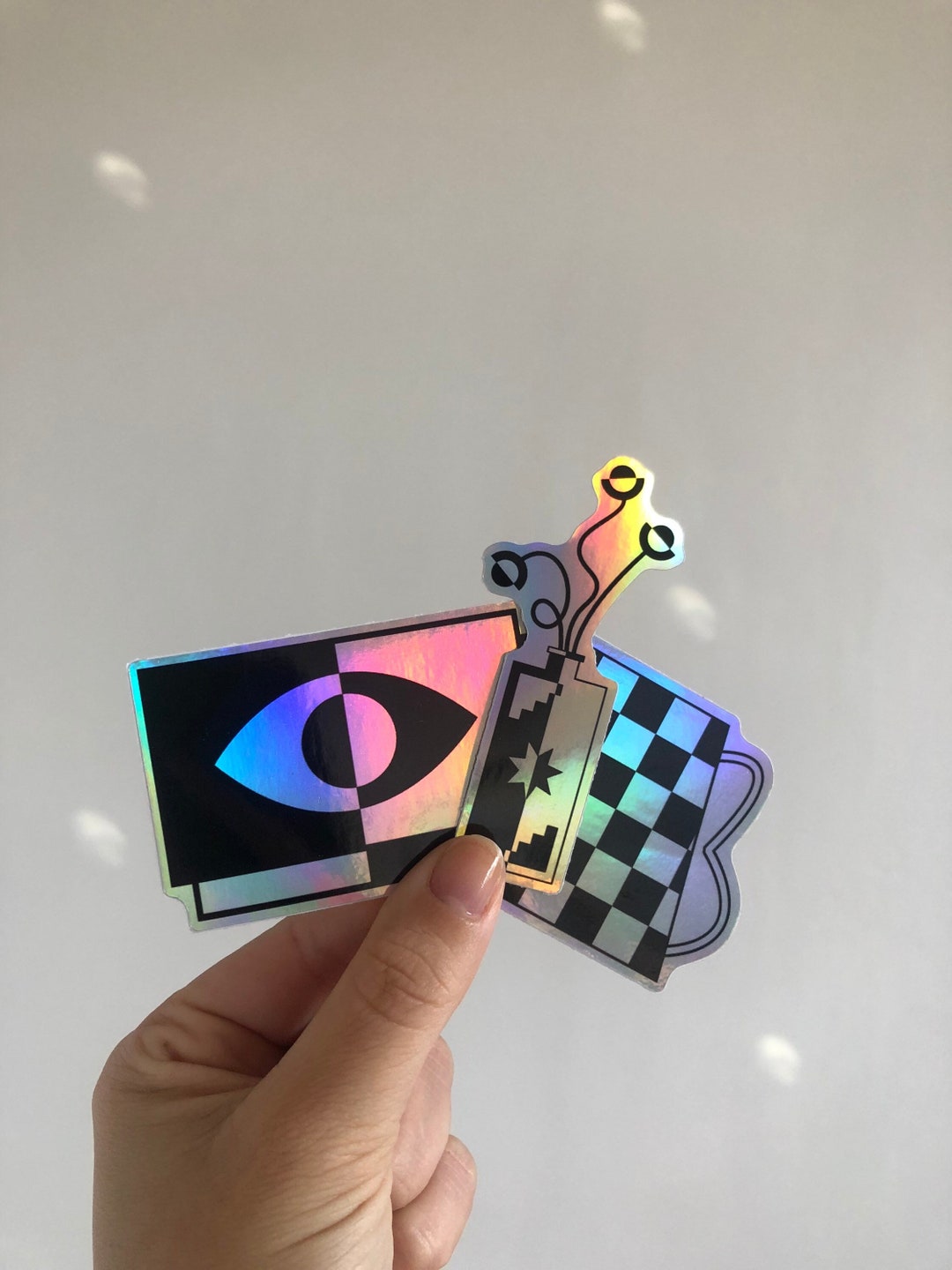 La Petite Pause Holographic Stickers Stickers Custom - Etsy