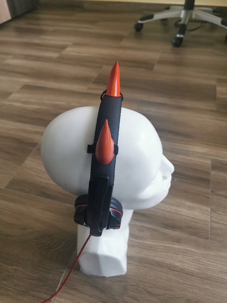 Devil Horns Headphone Attachment Live Streaming Props, Devil Demon ...