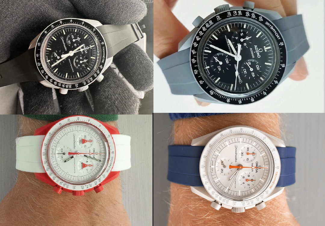 Moonswatch Mission to the Moon Strap Replacement Fit for 20mm Omega ...