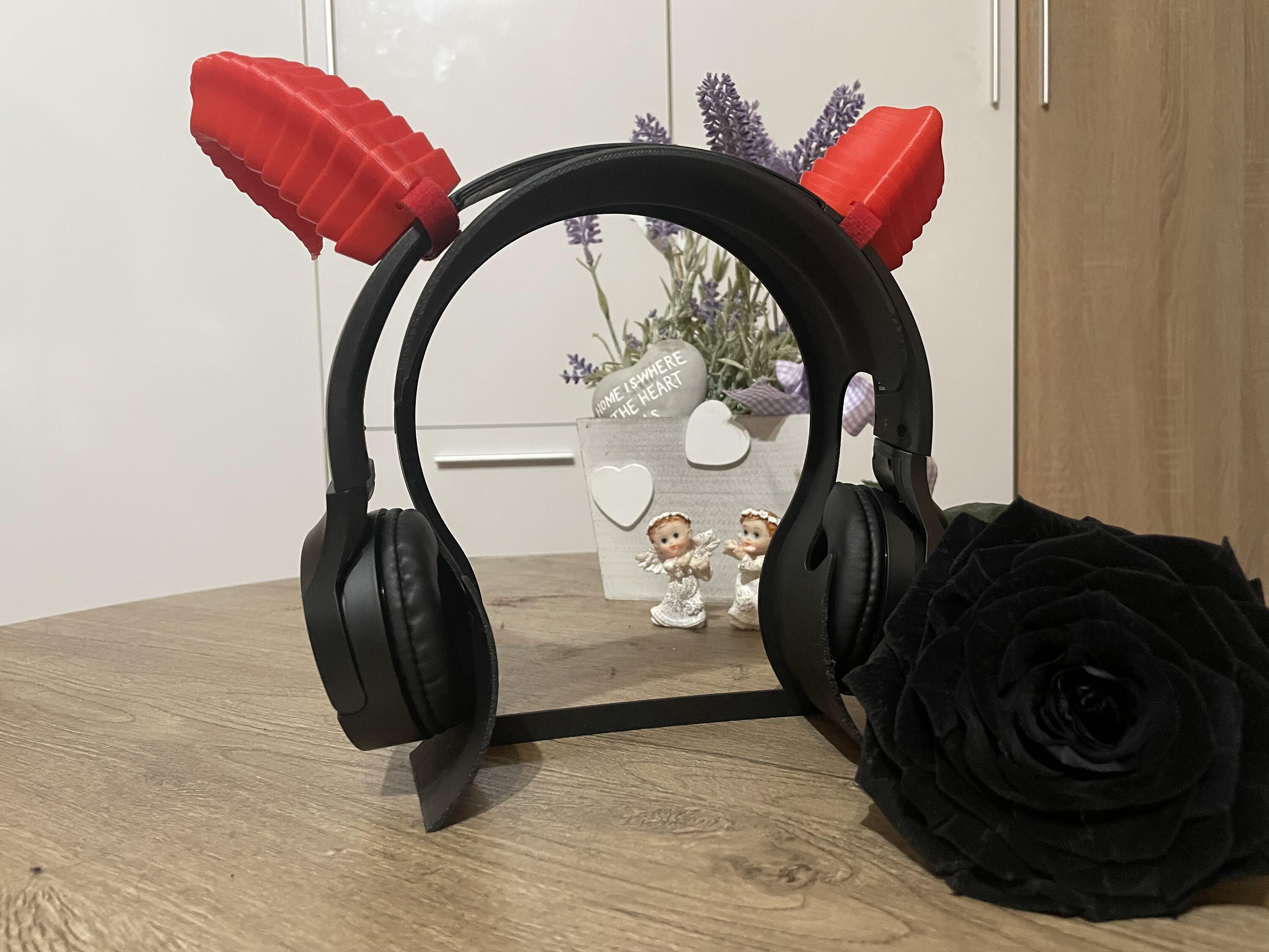 Curved Dragon HORNS for Headphones Demon Witch Cosplay Devil Horn for ...